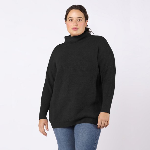 Devoted Women’s Plus size Ottoman Mock Neck Tunic - Walmart.ca