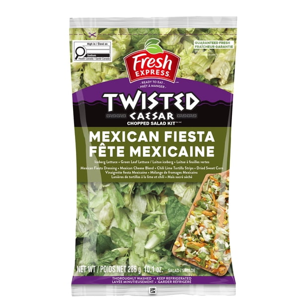 Fresh Express Mexican Fiesta Twisted Caesar Chopped Salad Kit, 272 g ...