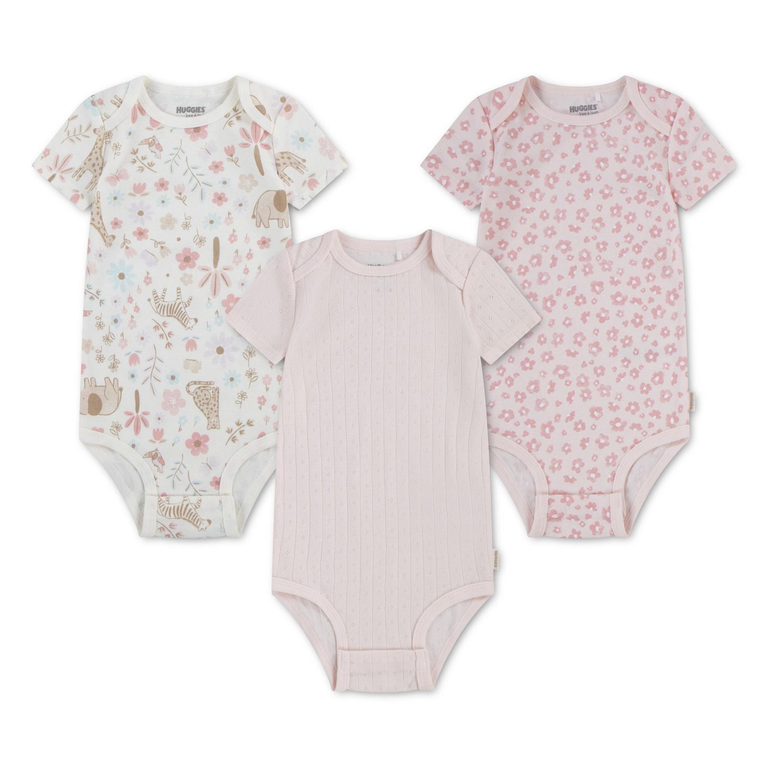 Click here for Huggies Happy Hugs Bodysuits 3-Pack 9 Months prices