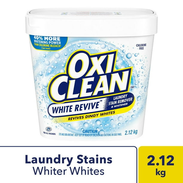 OxiClean White Revive 2.12kg Laundry Stain Remover Powder, OxiClean ...