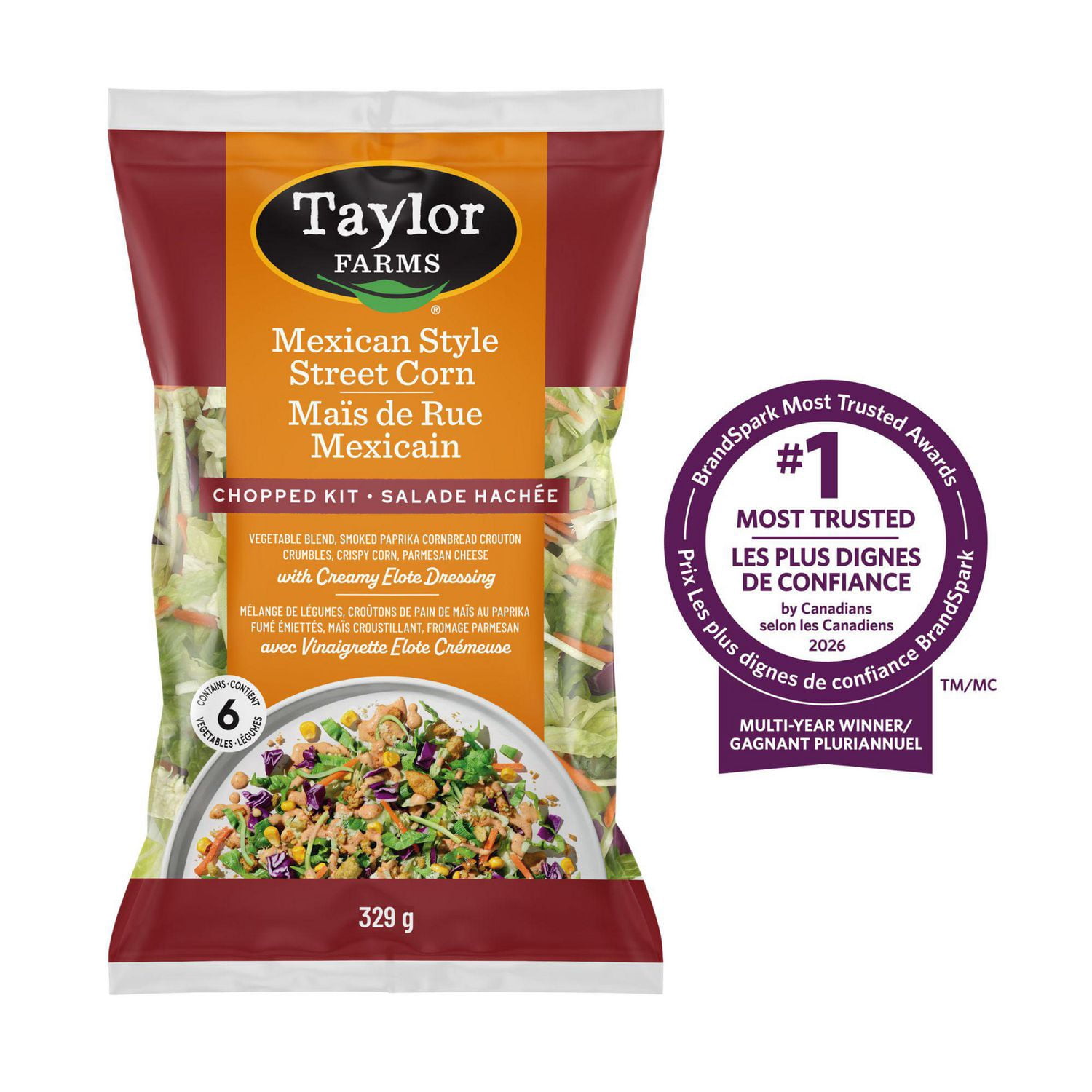 Click here for Taylor Farms Mexican Street Corn Chopped Salad Kit prices