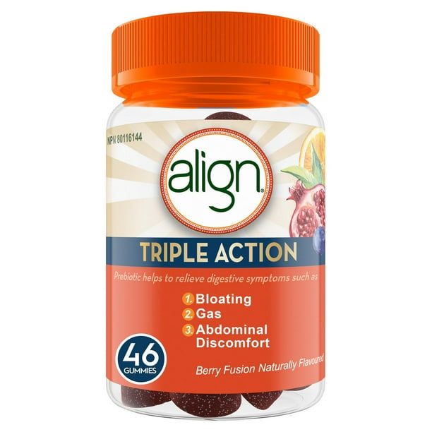 Align Triple Action Gummies, Prebiotic Supplement, Prebiotic for Women ...