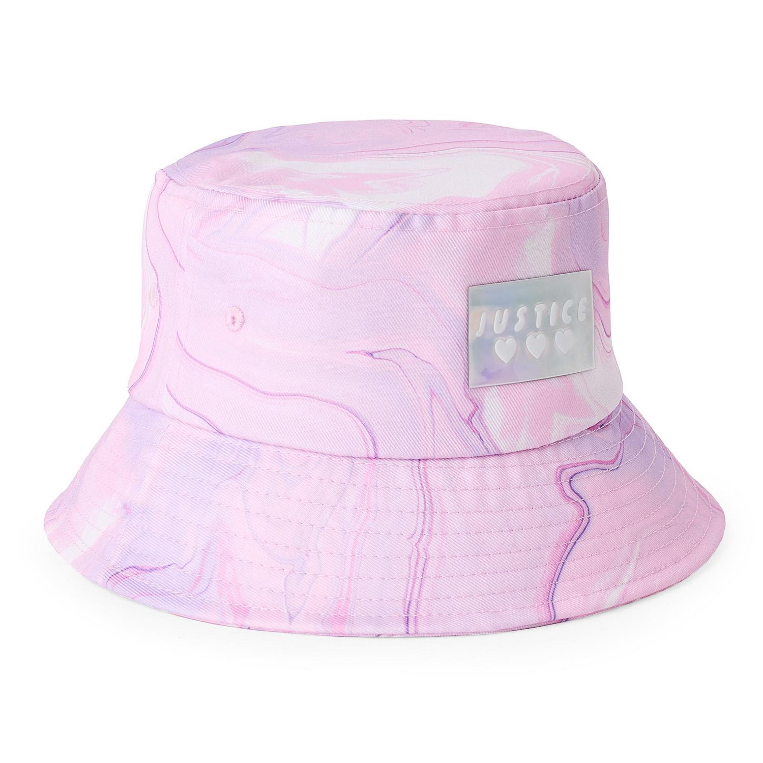 Click here for Justice Girls Iridescent Logo Patch Bucket Hat One... prices