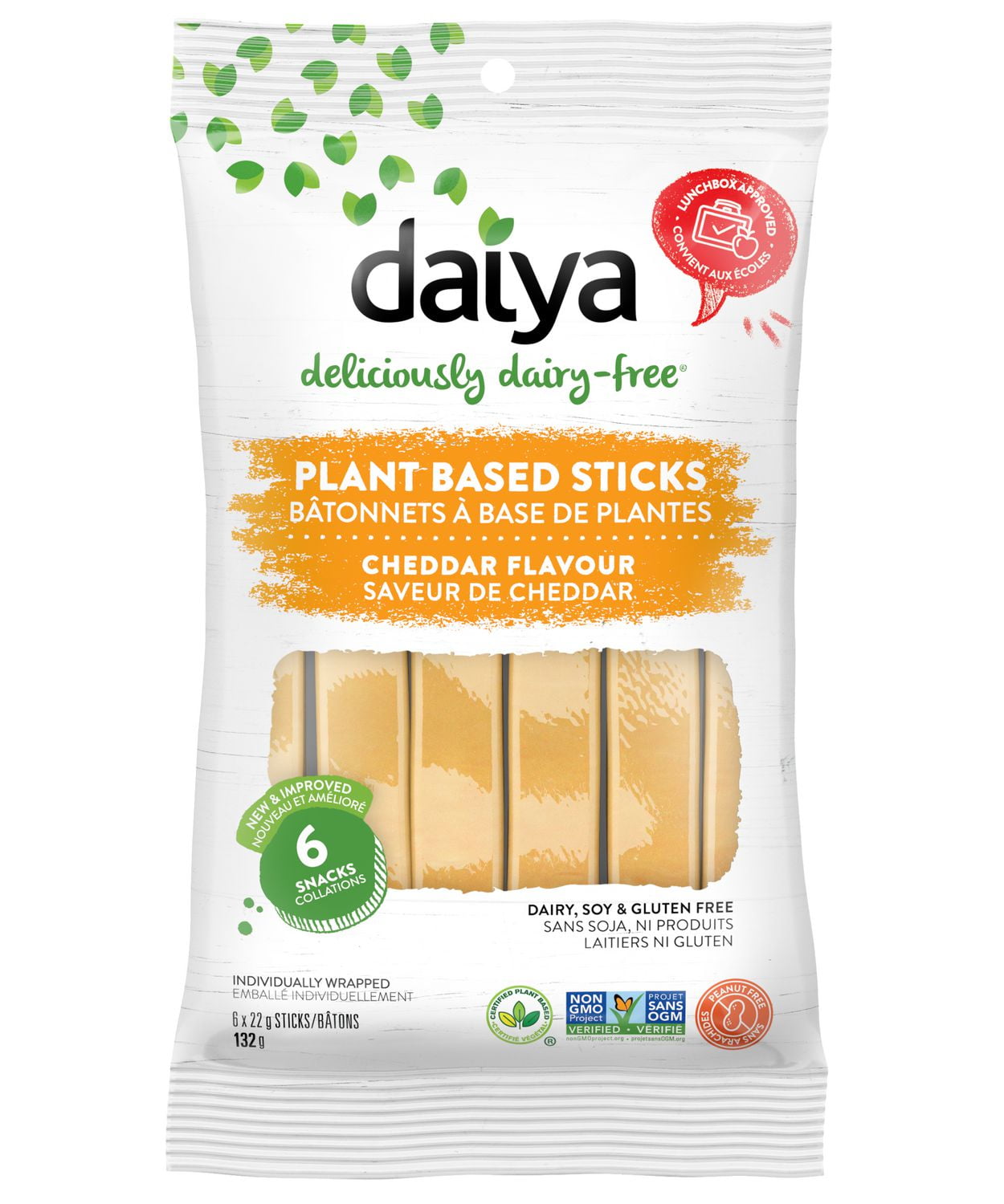 Daiya Dairy Free Cheddar Style Deluxe Cheeze Sticks | Walmart Canada