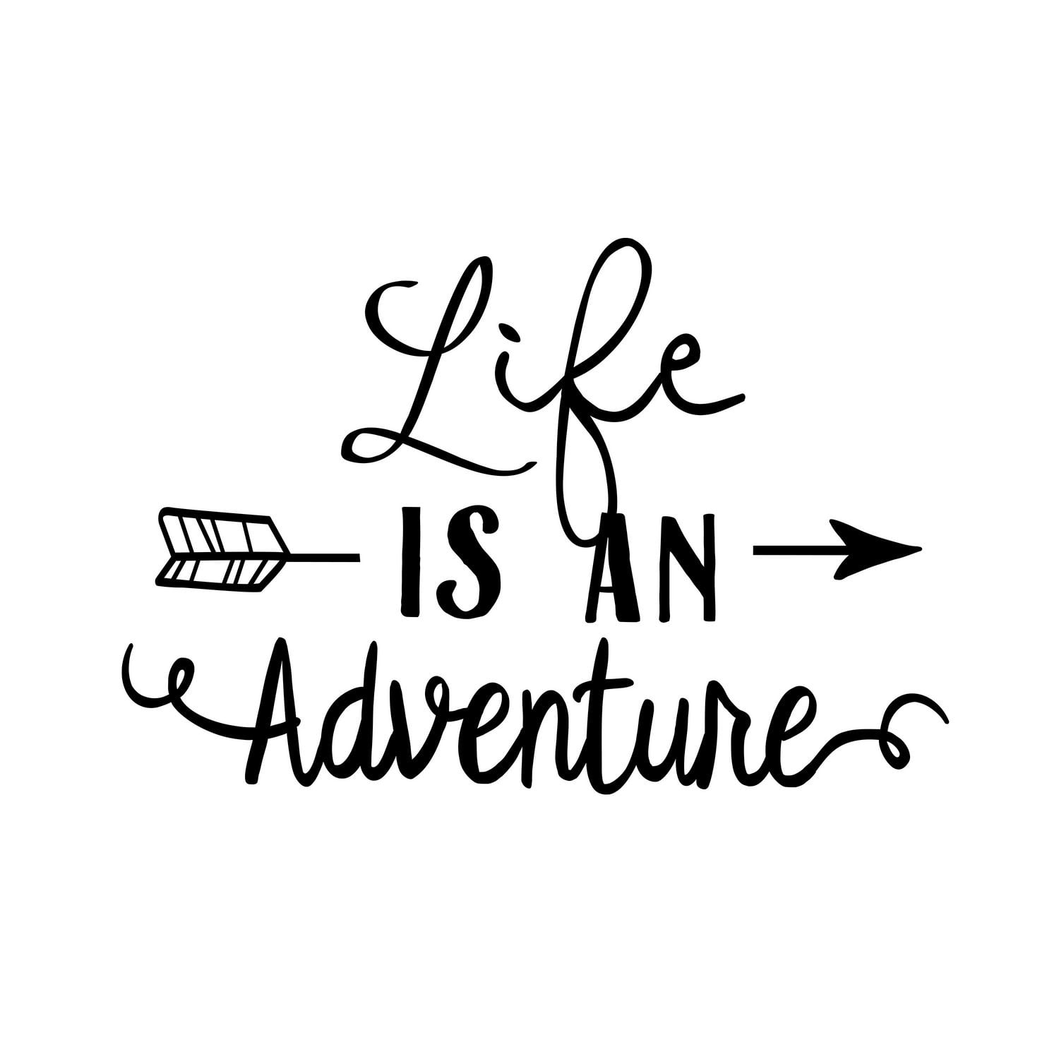 Artissimo Designs Life is An Adventure Wall Decal - 49x33 | Walmart Canada