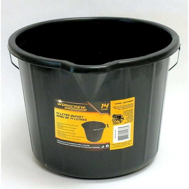 14L Black Bucket, 14L Bucket - Walmart.ca