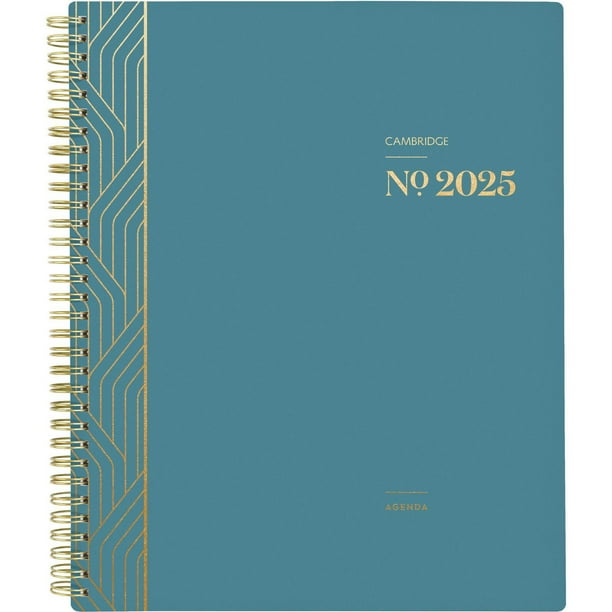 Cambridge WorkStyle Classic Teal Large Weekly/Monthly Planner, Planner ...