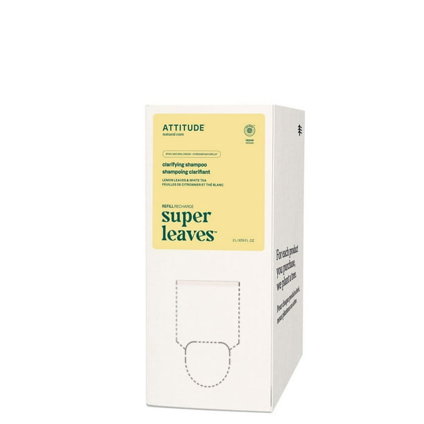 ATTITUDE super leaves, Clarifying Shampoo, Refill, Lemon Leaves & White ...