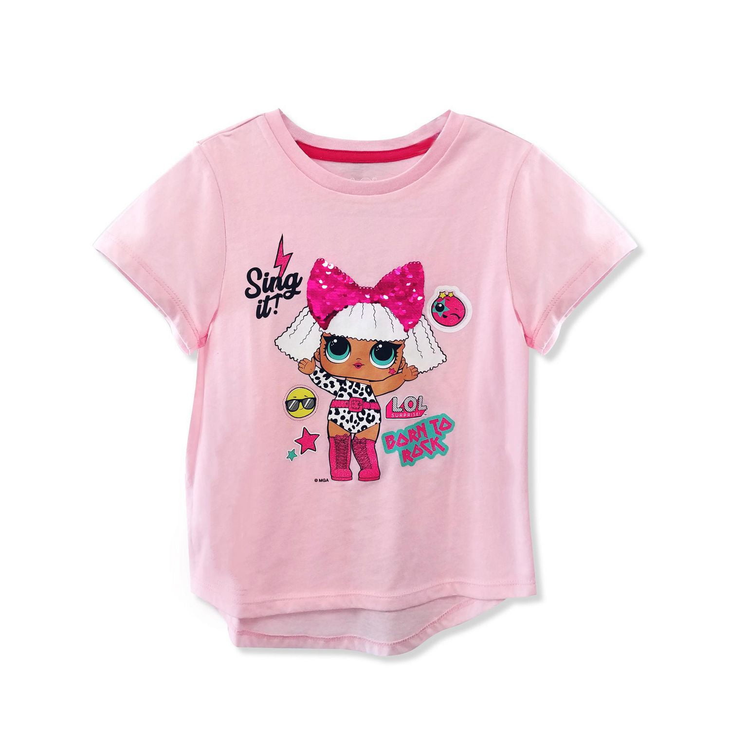 Girls' LOL Diva Pink T-Shirt | Walmart Canada
