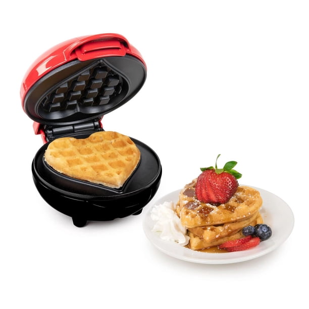 MyMini Personal Electric Heart Waffle Maker - Walmart.ca
