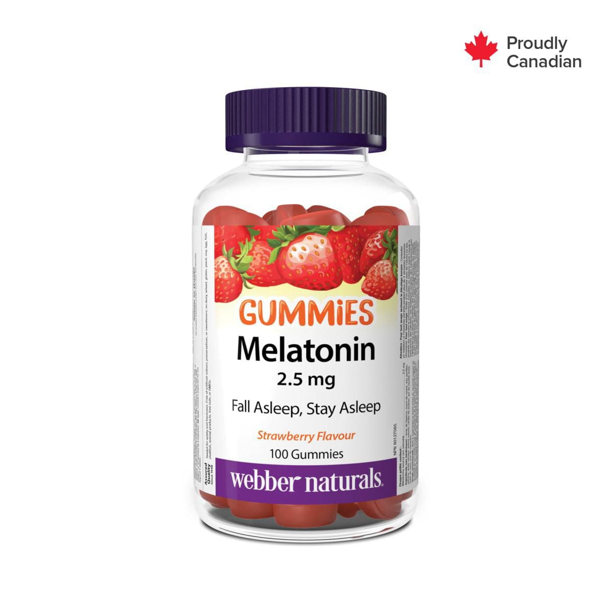Click here for Webber Naturals Melatonin Gummies 2.5 Mg Strawberr... prices