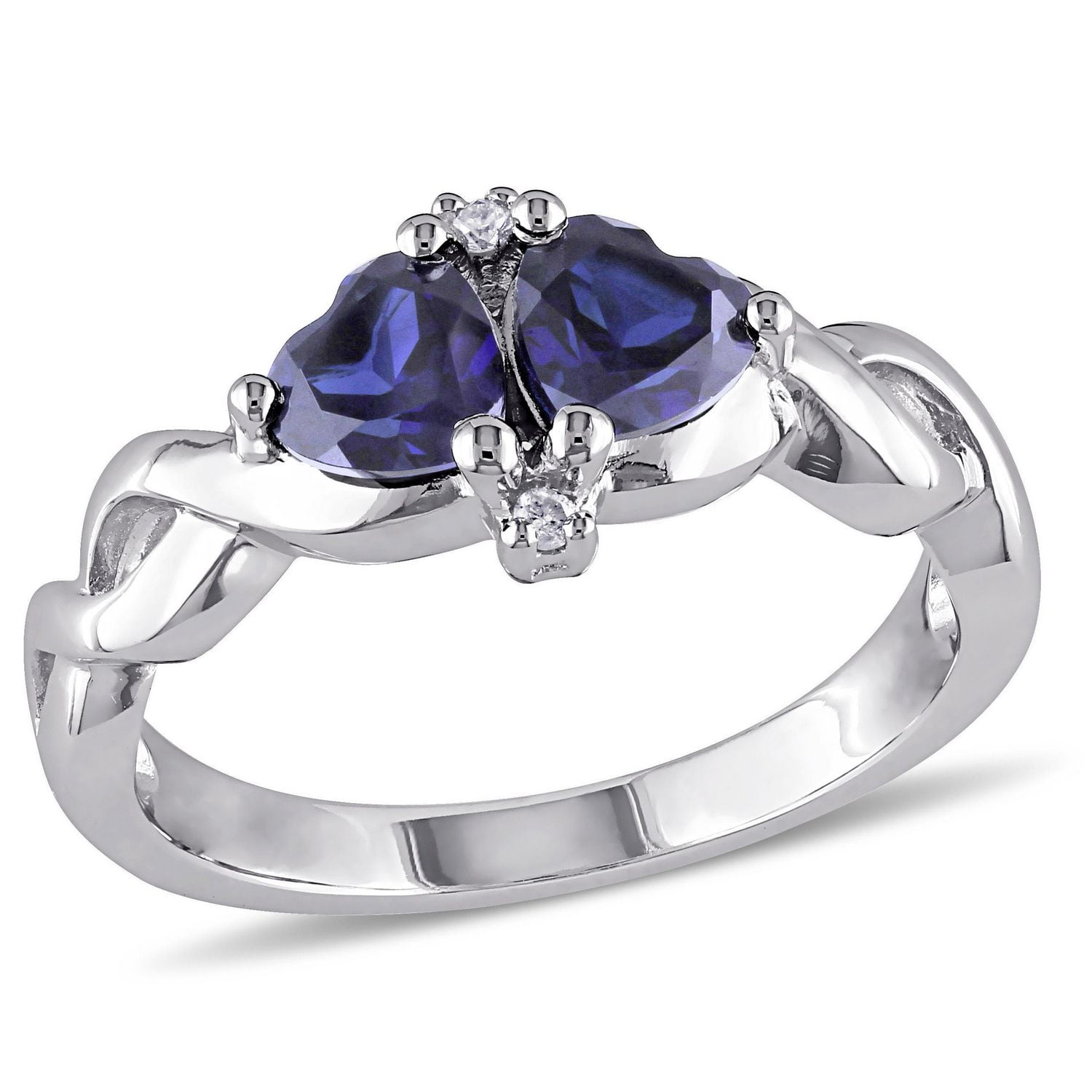 Click here for Tangelo 1.13 Carat T. G.W. Created Blue Sapphire A... prices