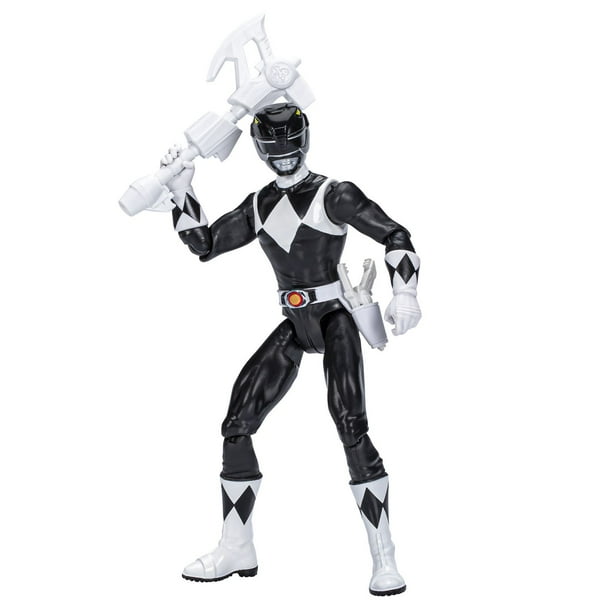 Power Rangers Mighty Morphin Black Ranger 6-Inch Action Figure Toy ...