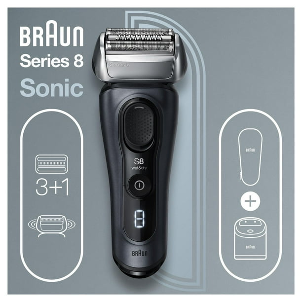 Braun Series 8 8453cc Electric Shaver for Men, 3+1 Head with Precision ...
