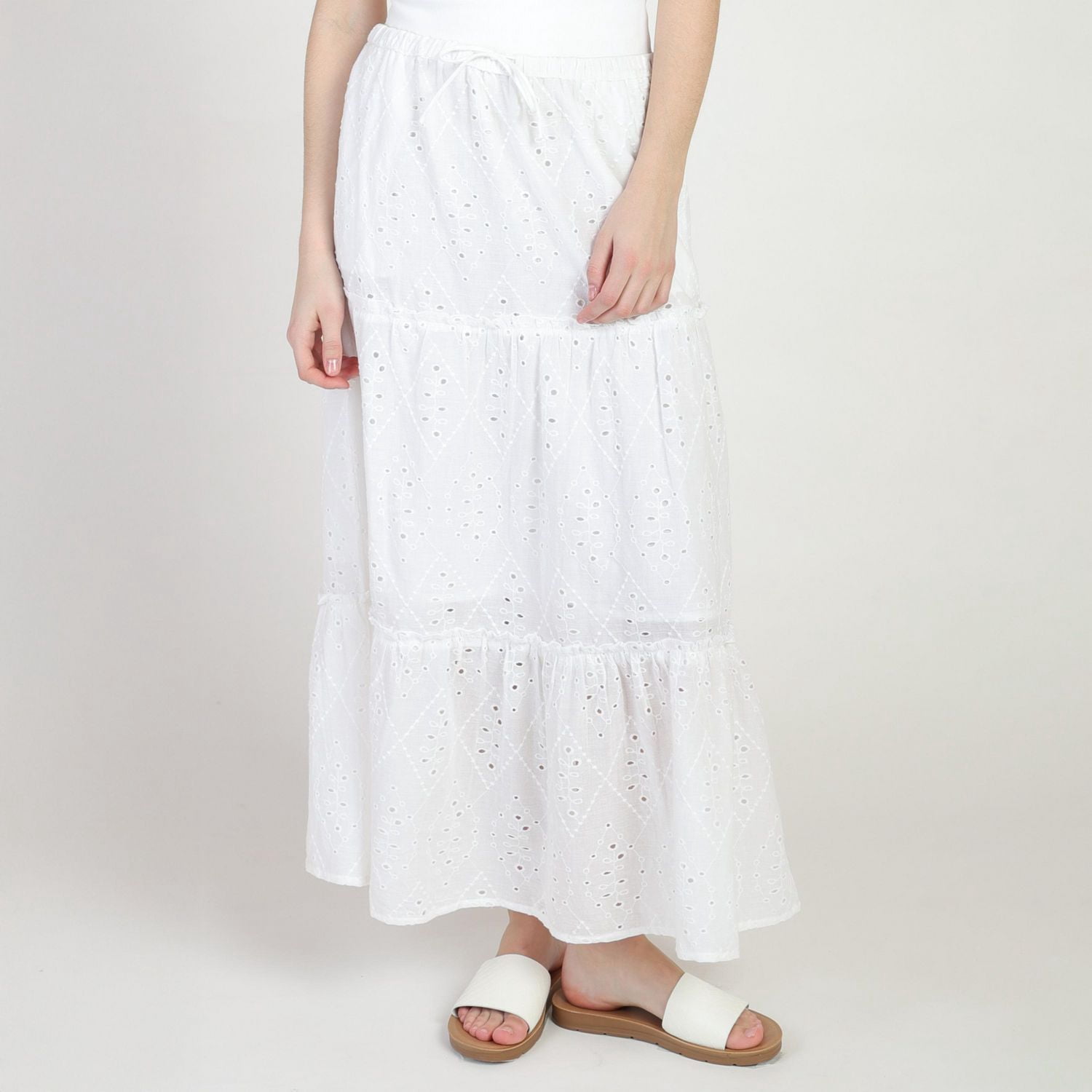 Click here for Bloom Girl  Embroidered Eyelet Maxi Sizes Xs-Xl S prices