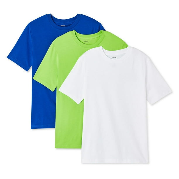 George Boys' Short Sleeve Solid Tee 3-Pack - Walmart.ca