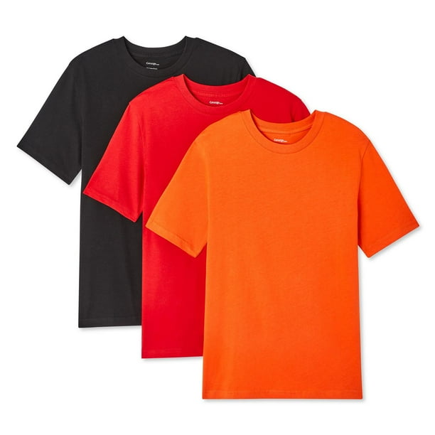 George Boys' Short Sleeve Solid Tee 3-Pack - Walmart.ca