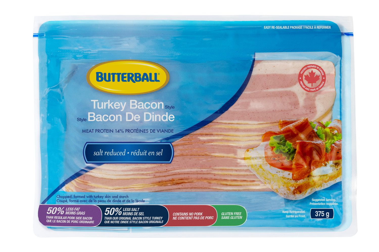 Click here for Butterball Salt Reduced Bacon Style Turkey prices