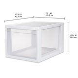 Sterilite Medium Tall White Modular Drawer - Walmart.ca