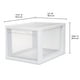 Sterilite Medium Tall White Modular Drawer - Walmart.ca