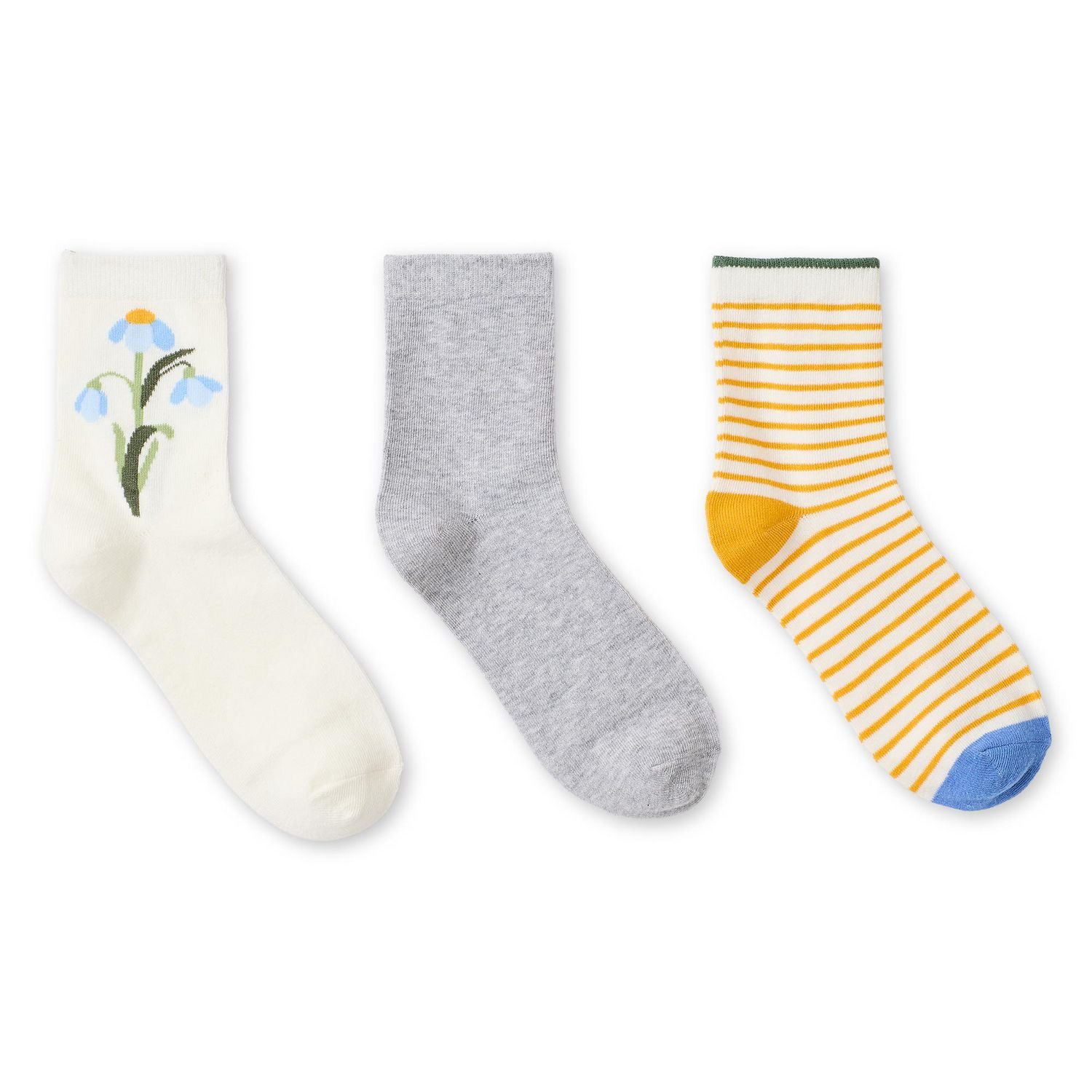 Click here for George Womens Mid-Crew Socks 3-Pack 6-10 prices