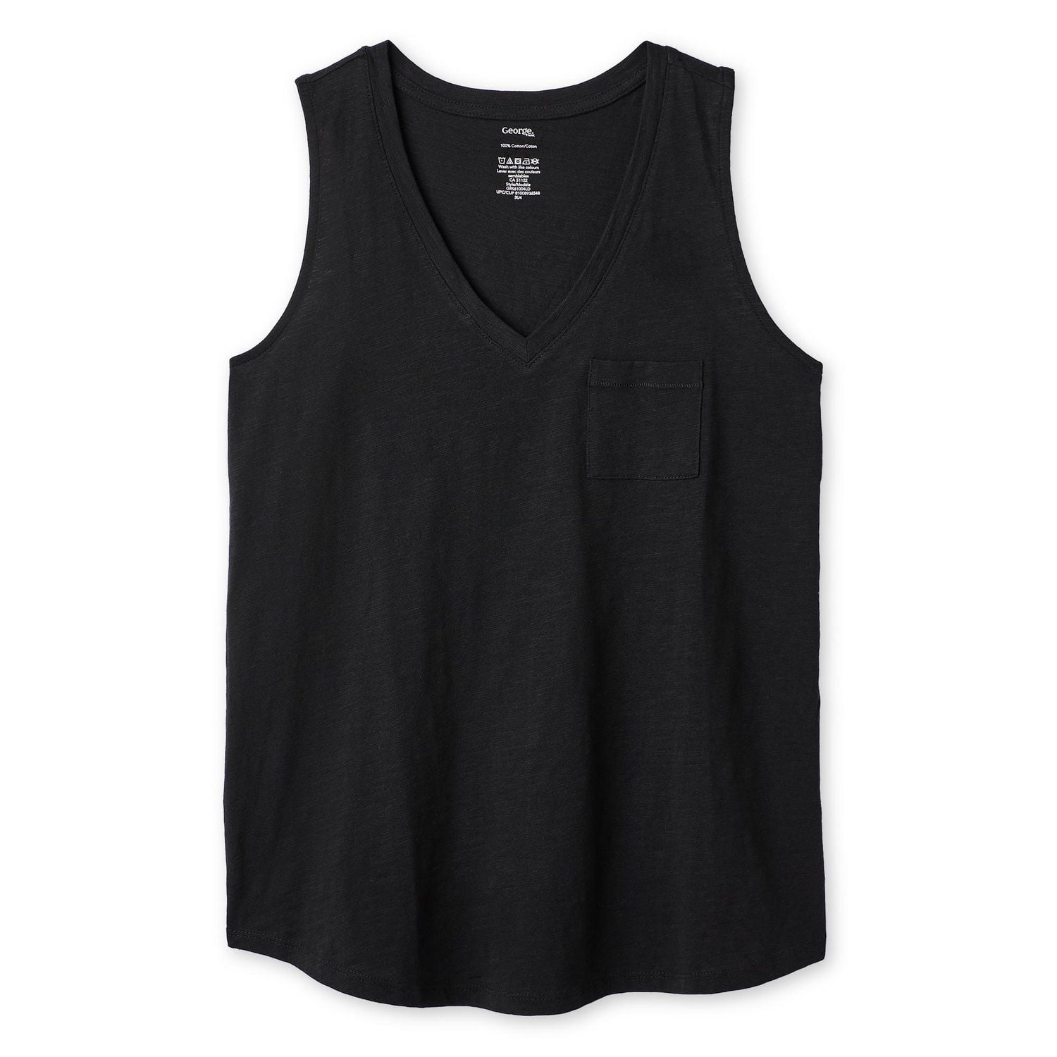 Click here for George Womens V-Neck Pocket Tank Top M prices