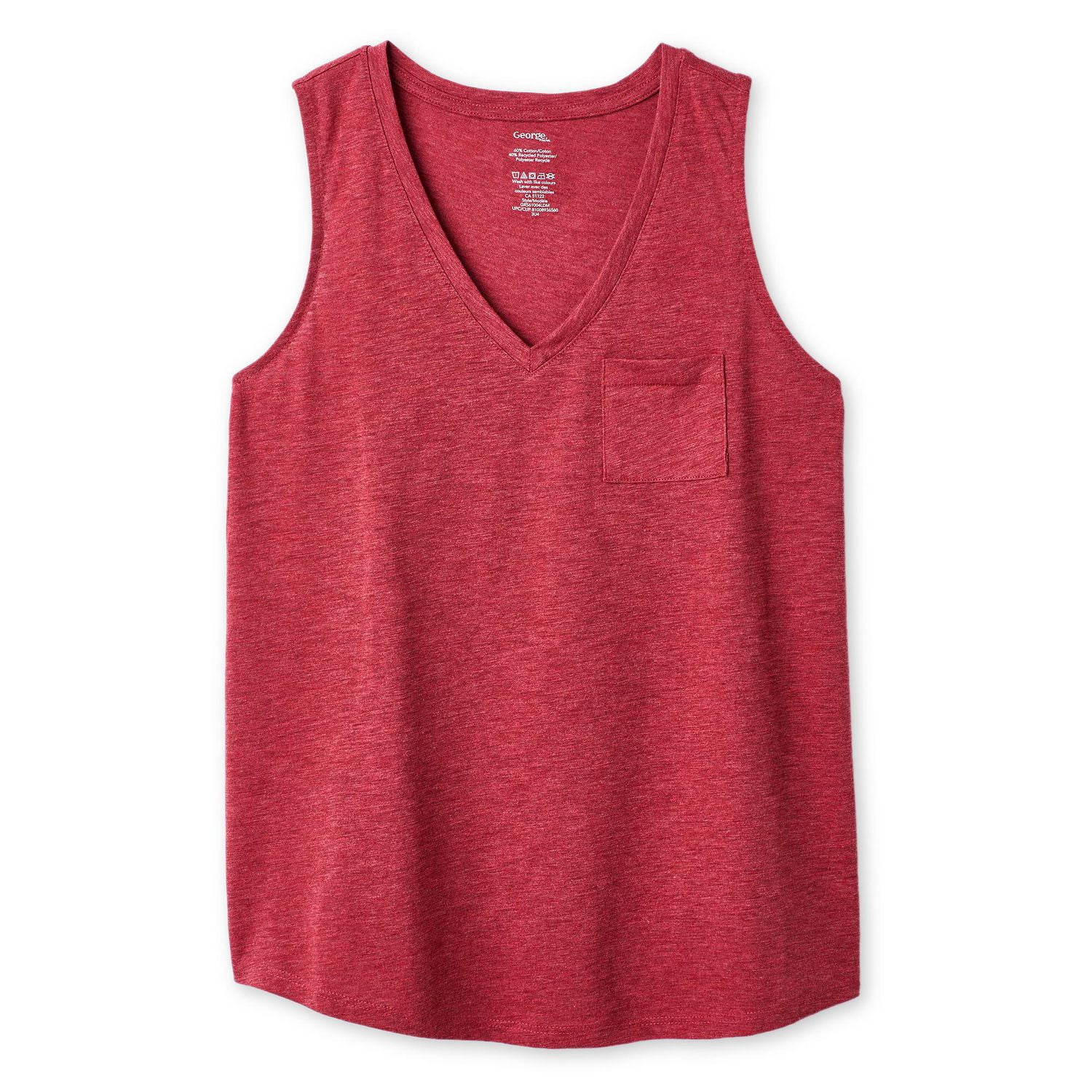 Click here for George Womens V-Neck Pocket Tank Top S prices