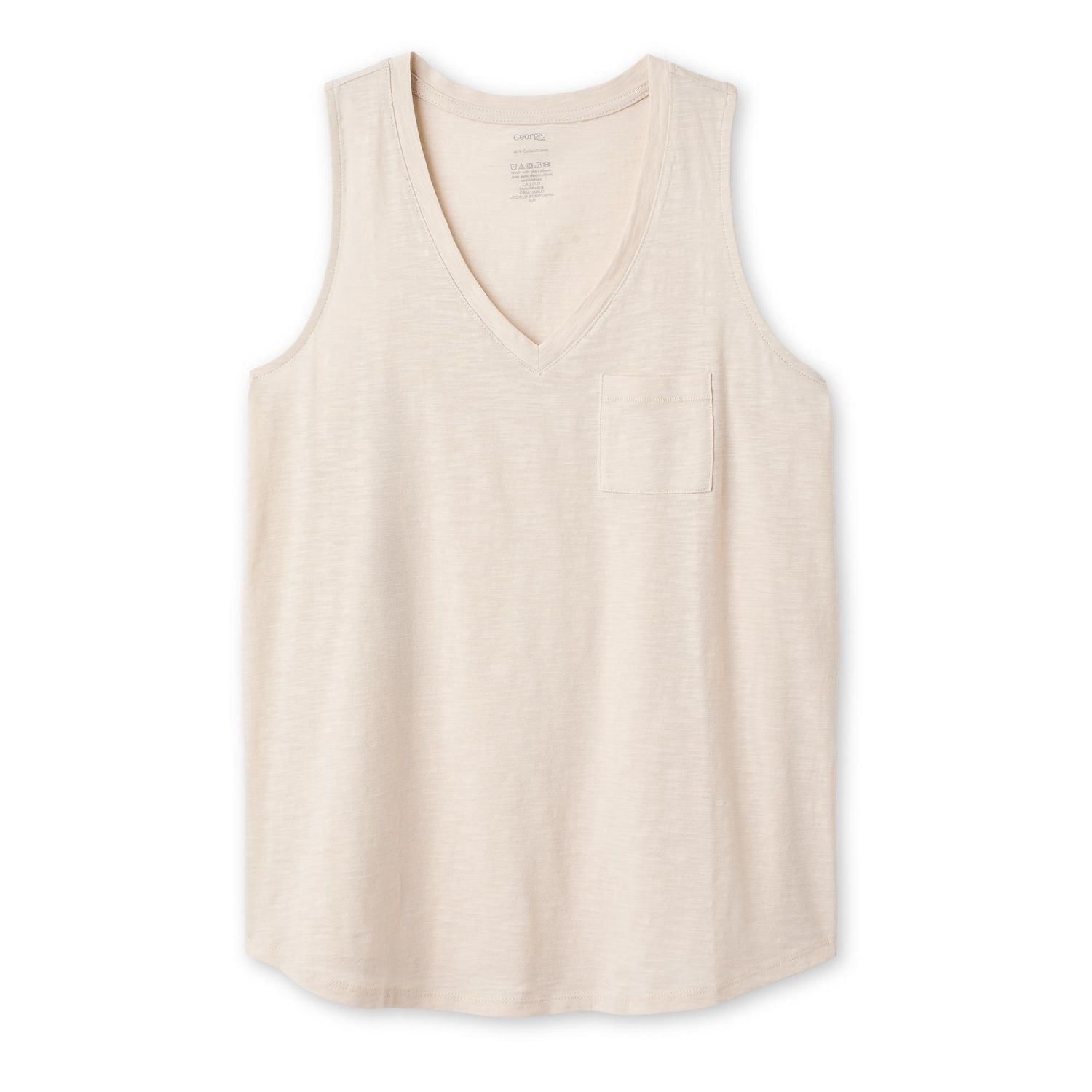 Click here for George Womens V-Neck Pocket Tank Top Xl prices