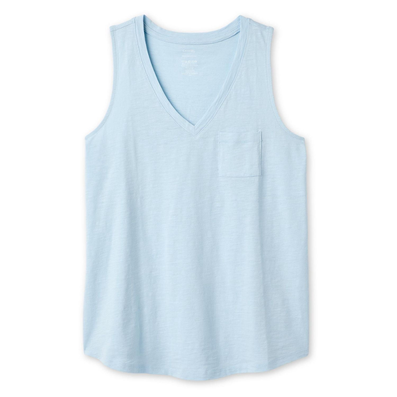 Click here for George Womens V-Neck Pocket Tank Top M prices