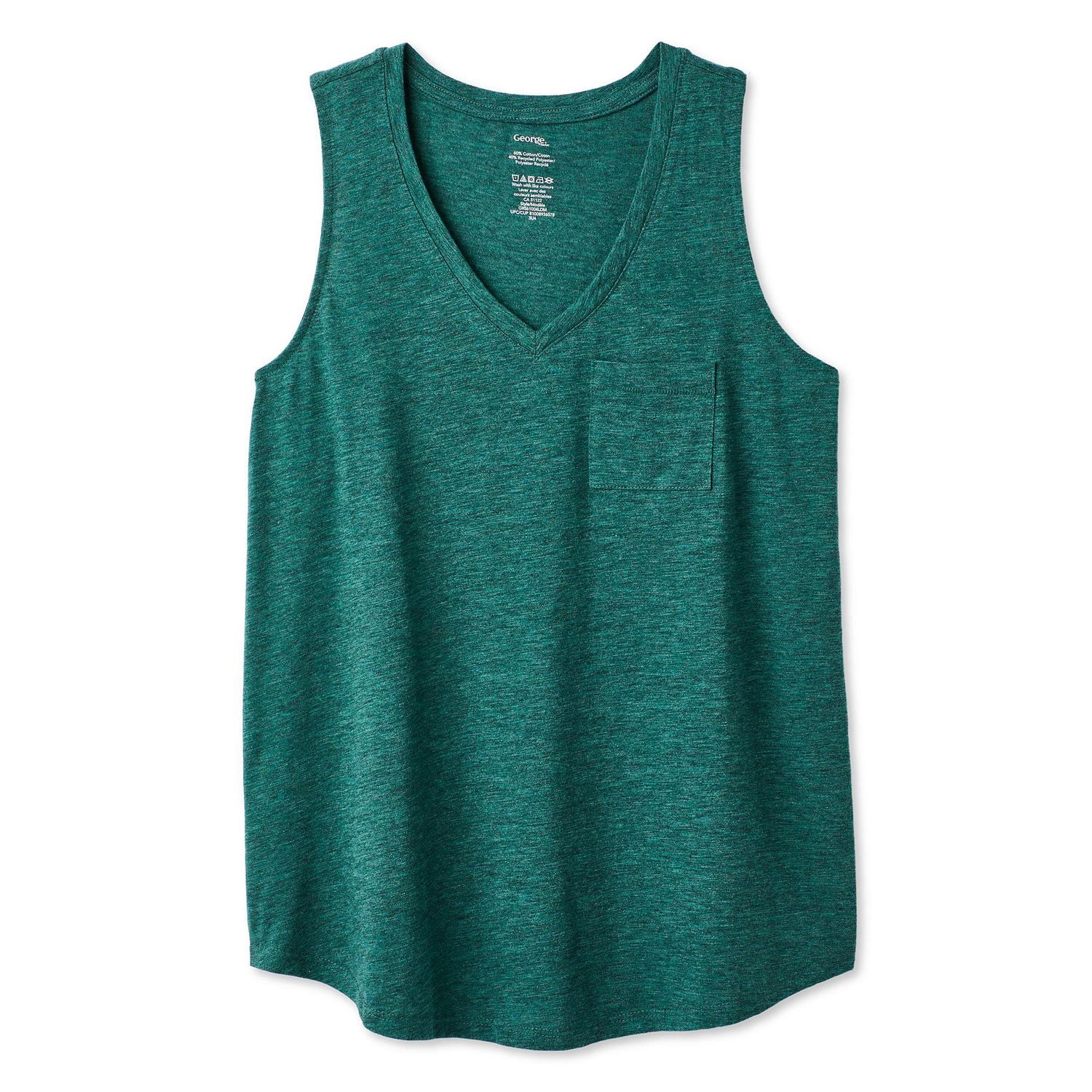 Click here for George Womens V-Neck Pocket Tank Top M prices