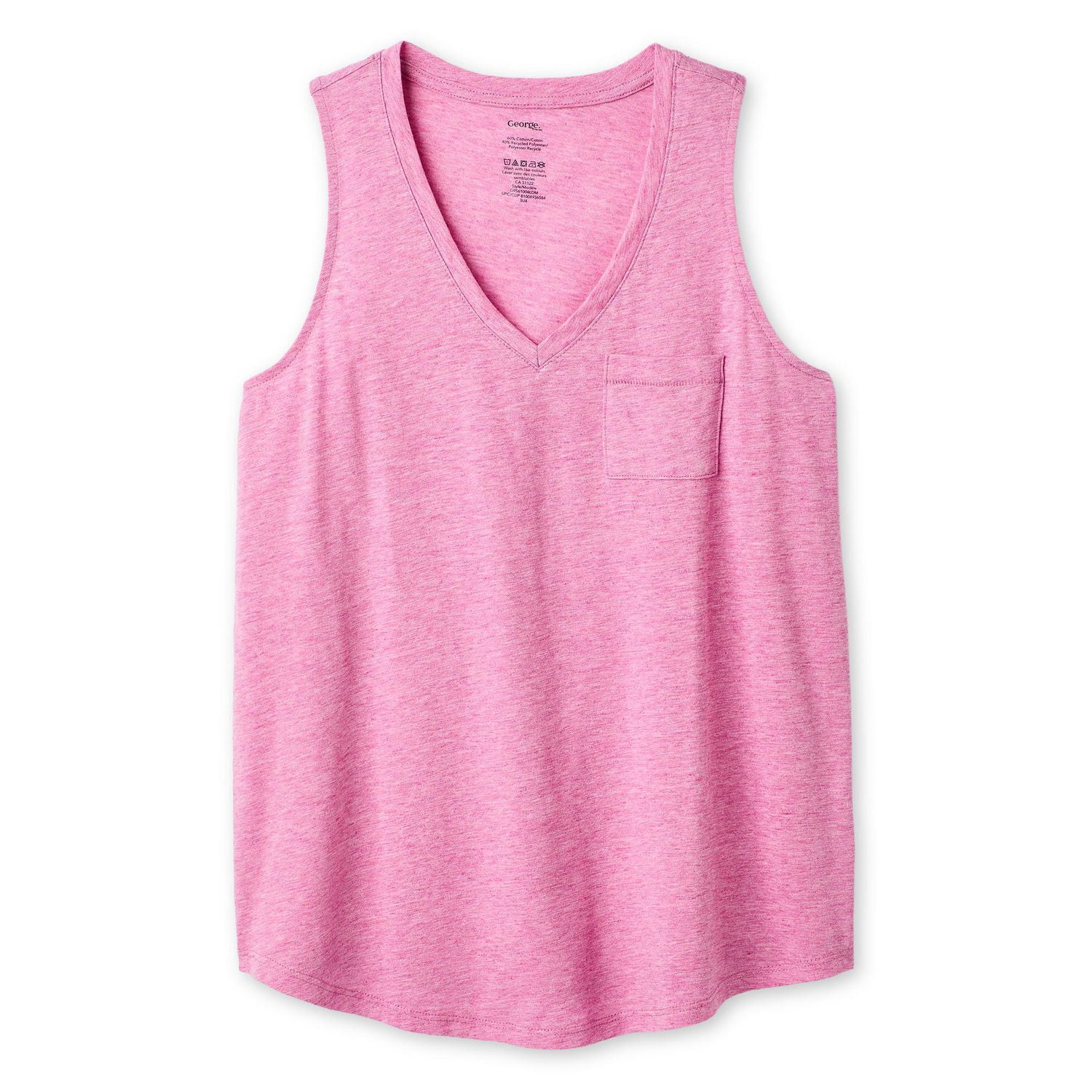 Click here for George Womens V-Neck Pocket Tank Top Xl prices