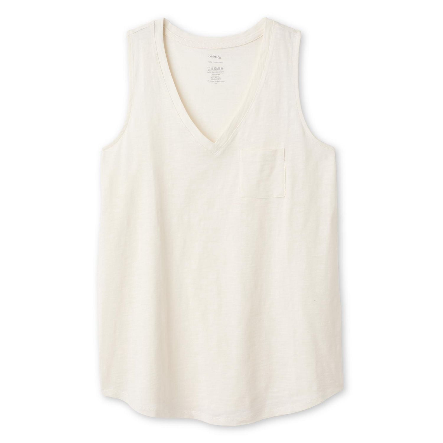 Click here for George Womens V-Neck Pocket Tank Top S prices