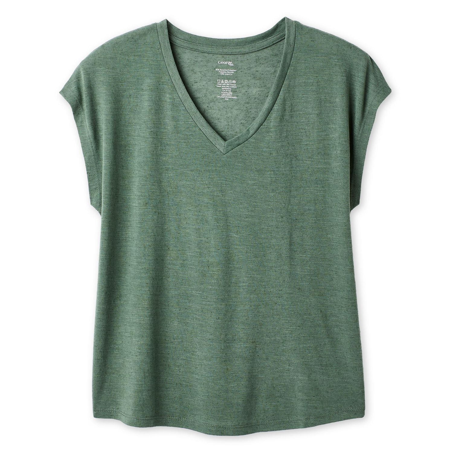 Click here for George Womens V-Neck Dolman-Sleeve Top S prices