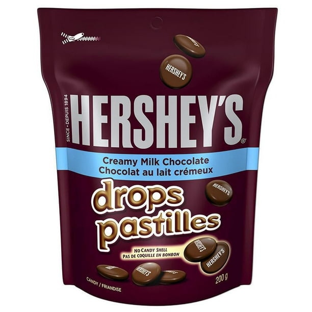 HERSHEY'S® DROPS Creamy Milk Chocolate 200g - Walmart.ca