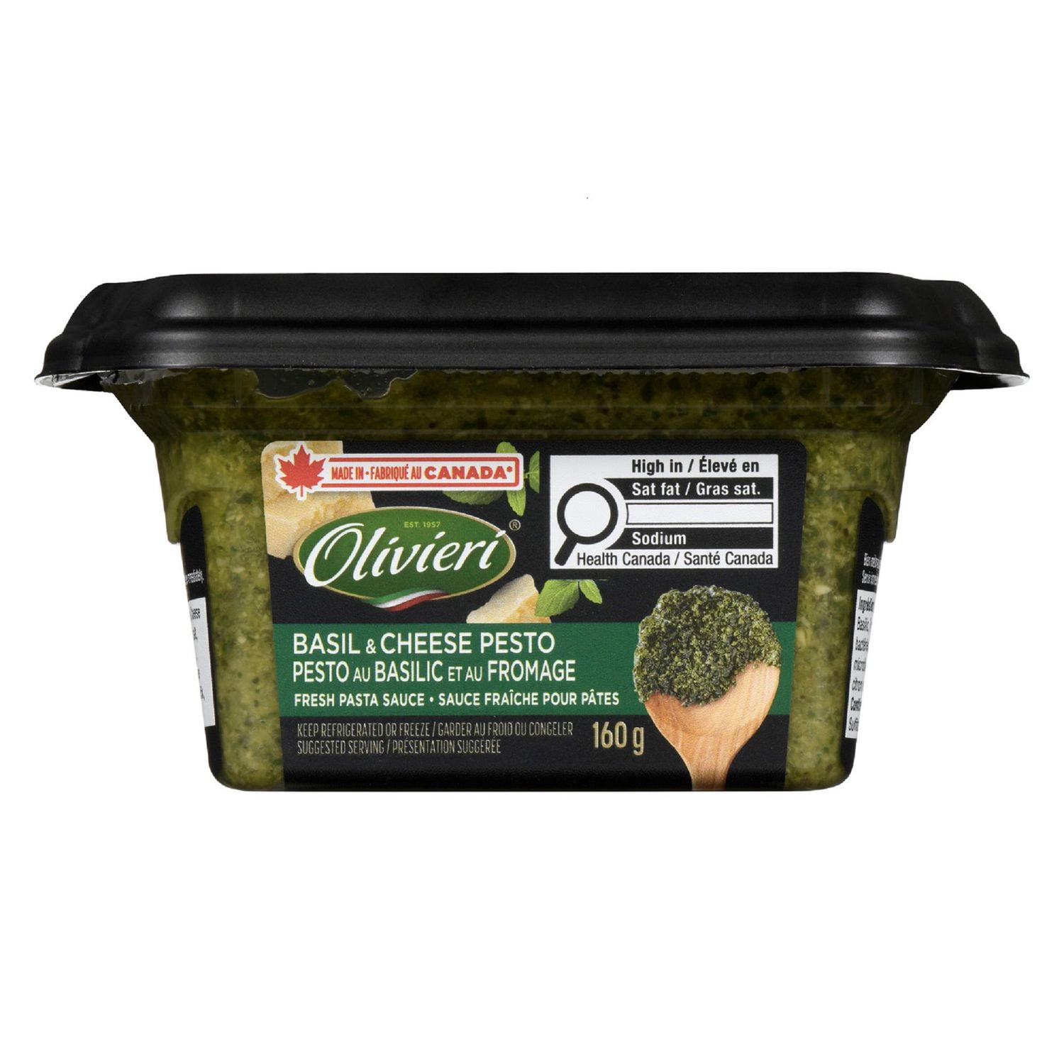 Click here for Olivieri Basil & Cheese Fresh Pesto Sauce prices