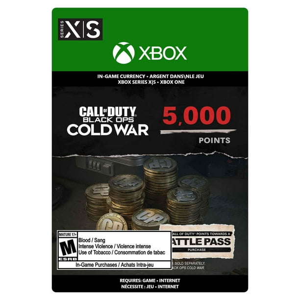 Call of Duty: Black Ops Cold War - 5,000 [Download] Xbox Series X|S and ...