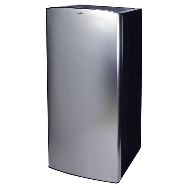 Koolatron Stainless Steel Compact Fridge with Freezer, 6.2 cu ft (176L ...