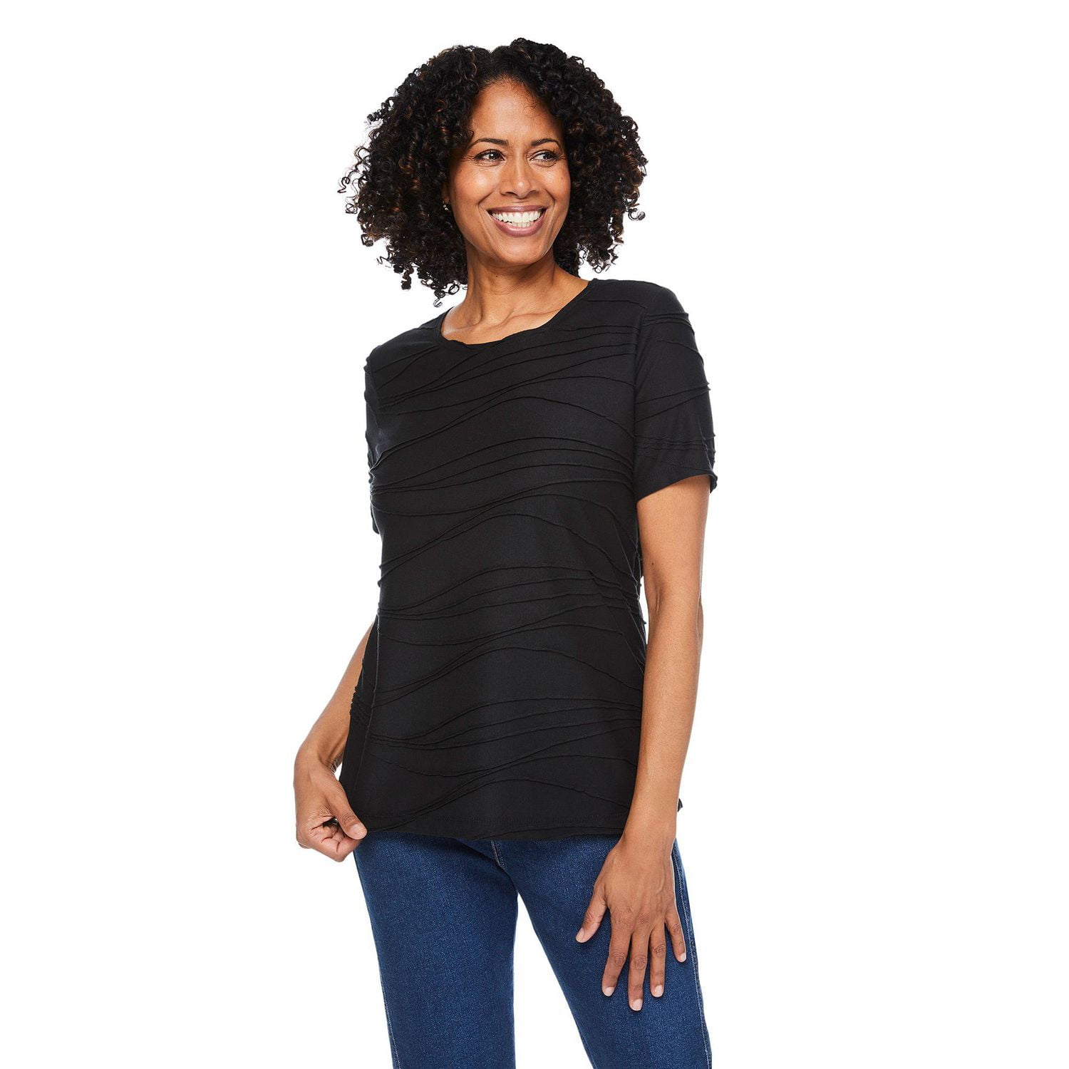 Click here for Iyla Womens Ripple Tee S prices