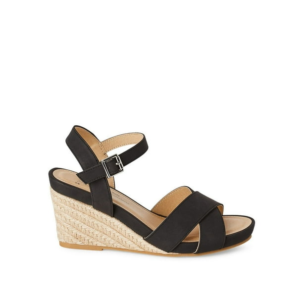 Time and Tru Women's Wedge Heel Sandals, Sizes 6-10 - Walmart.ca