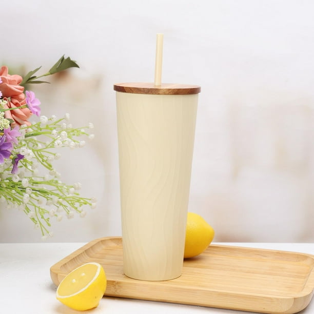 Mainstays Yellow Recycled Plastic Swirl Sipper Tumbler 32 ounce, 1pc ...