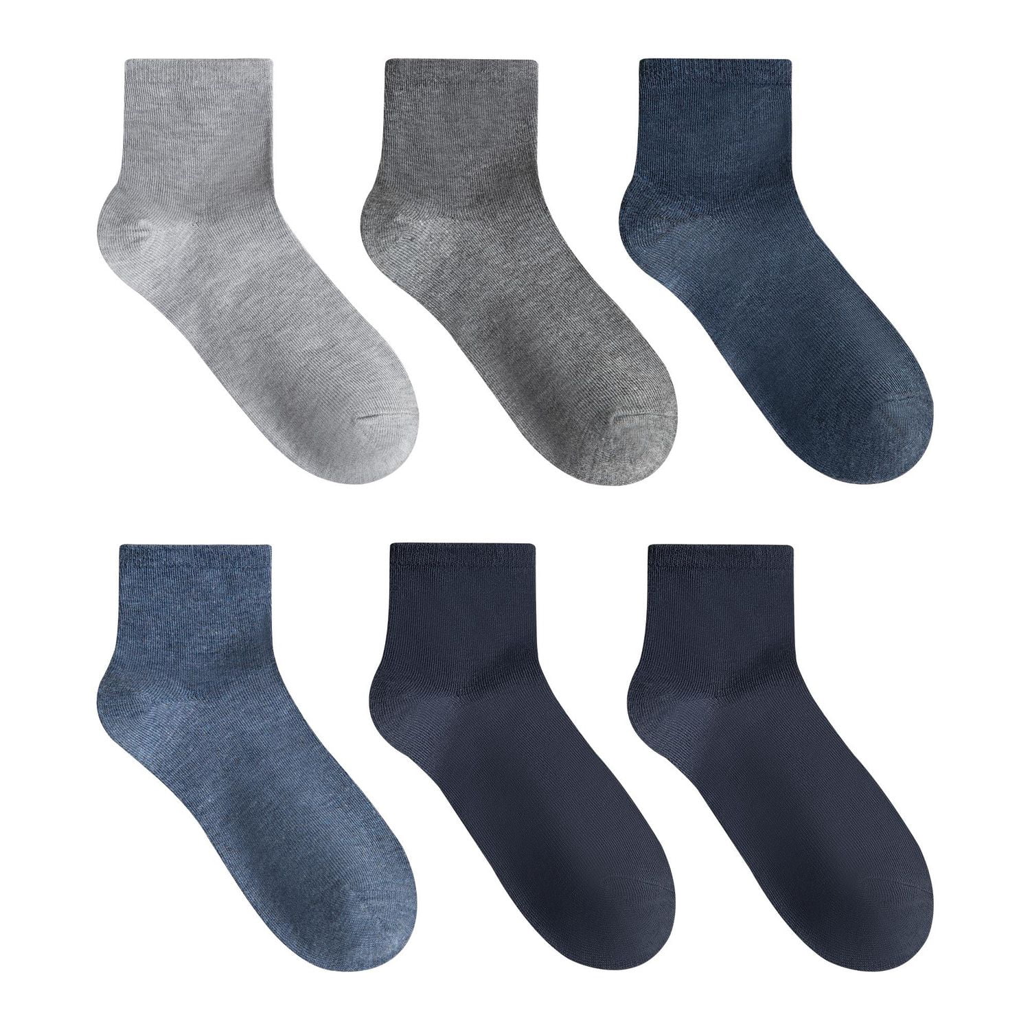 Click here for Secret Comfort Essentials Flat Knit Quarter 6p 6-1... prices