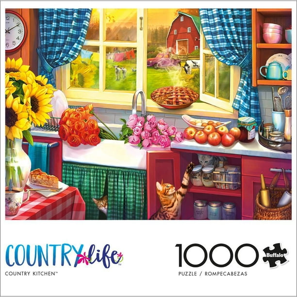 Buffalo Games - Country Life - Country Kitchen - 1000 Piece Jigsaw ...