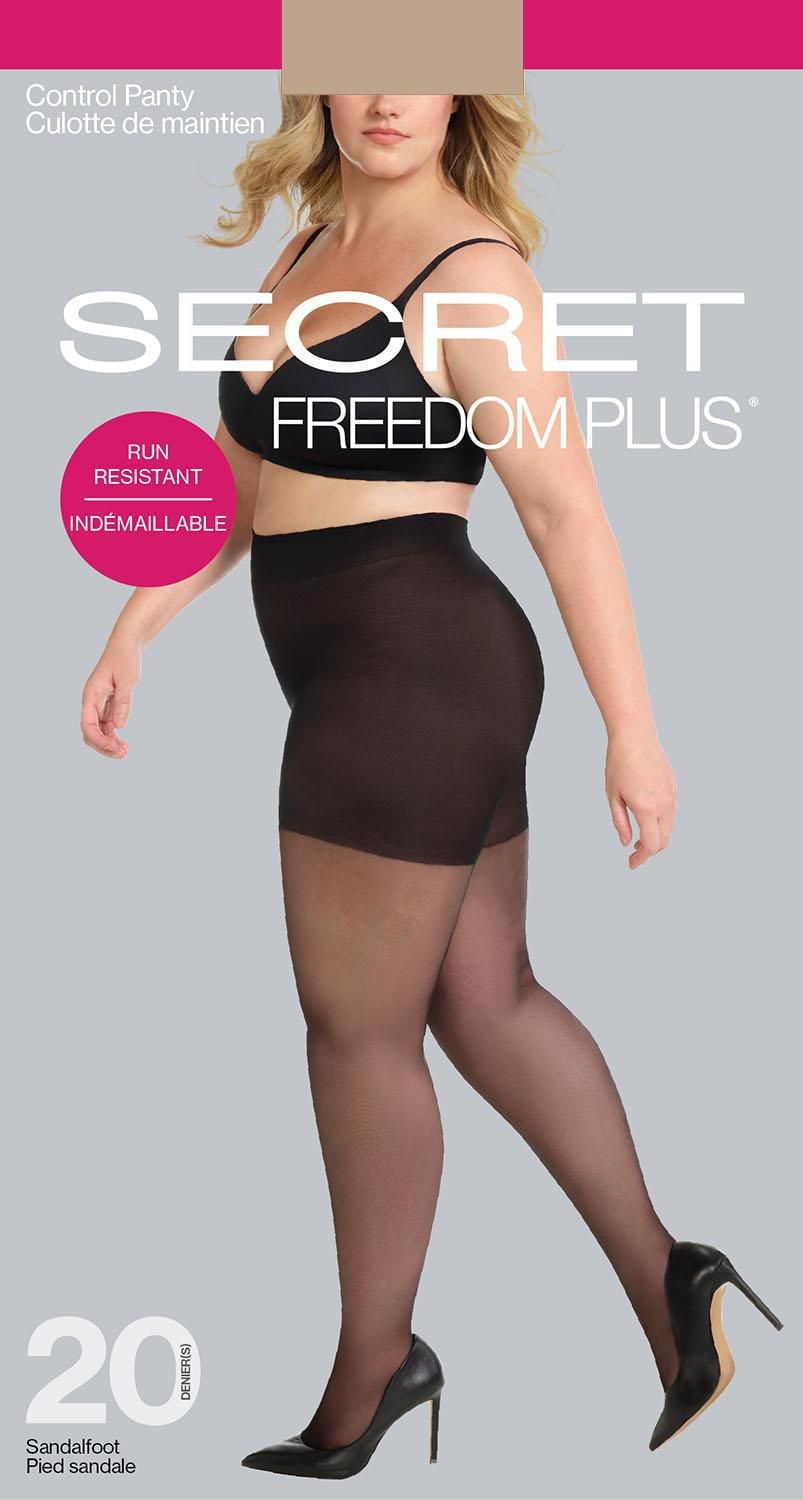 Click here for Secret Freedom Plus Run-Resistant Pantyhose 3x prices