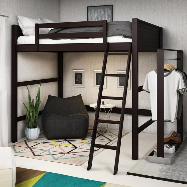DHP Denver Loft Bed for Kids Bedroom, Full Size Frame - Walmart.ca