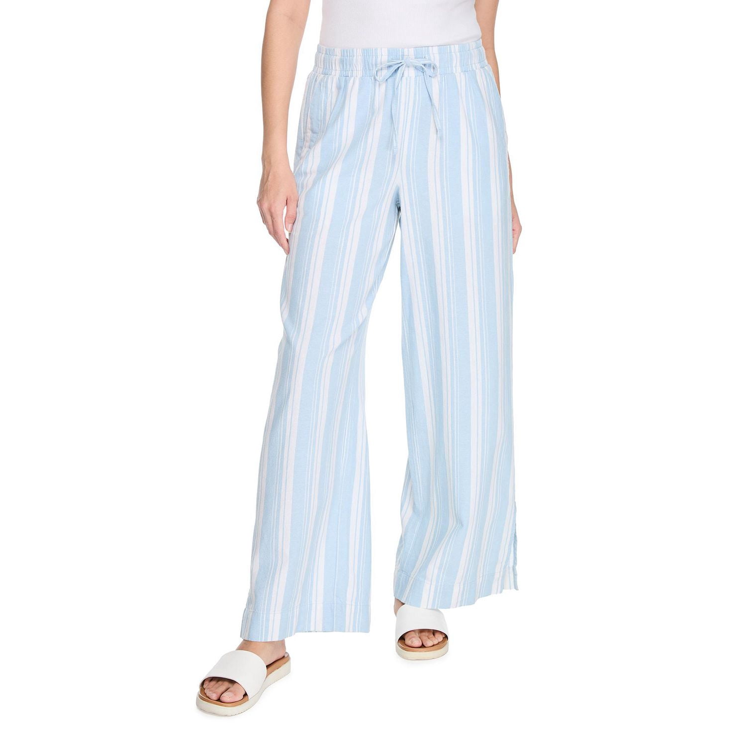 Click here for George Womens Linen-Blend Wide Leg Pant L prices