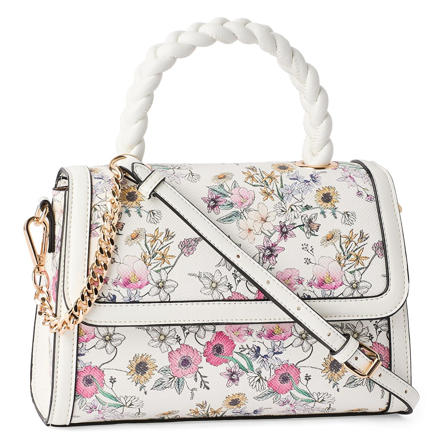 Click here for Time And Tru Womens Top Handle Crossbody Bag One S... prices