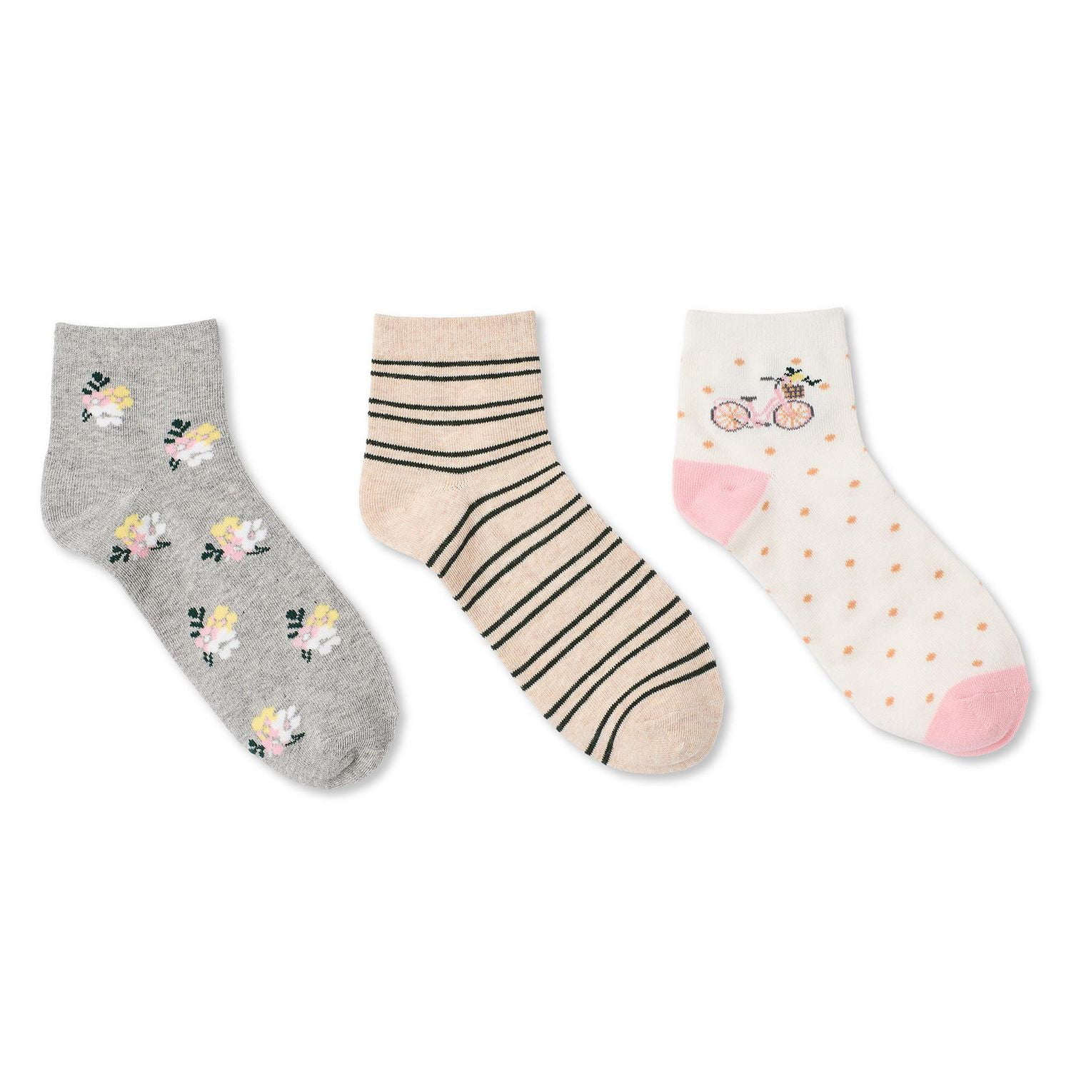 Click here for George Womens Ankle Socks 3-Pack 6-10 prices