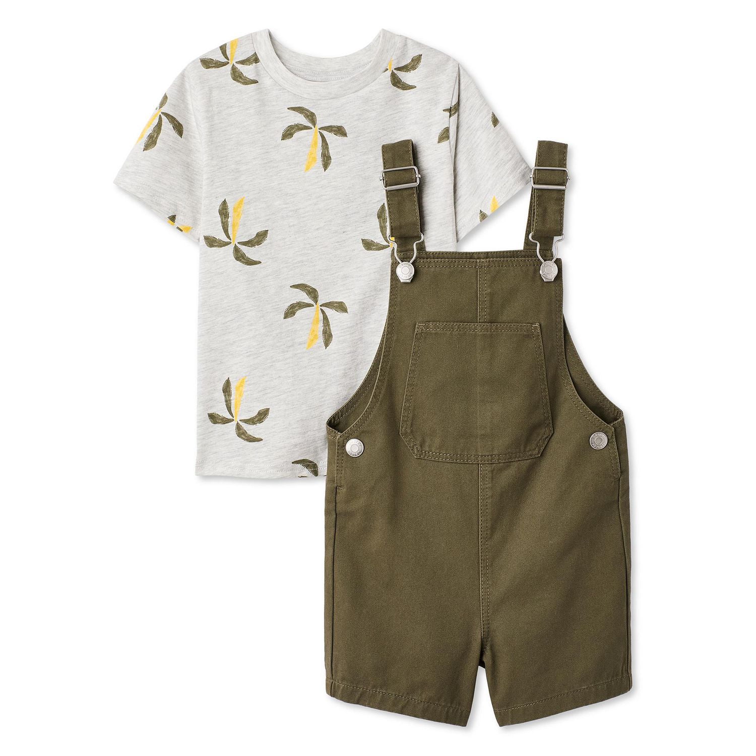 Click here for George Toddler Boys Two Piece Short Overall Set 4t prices