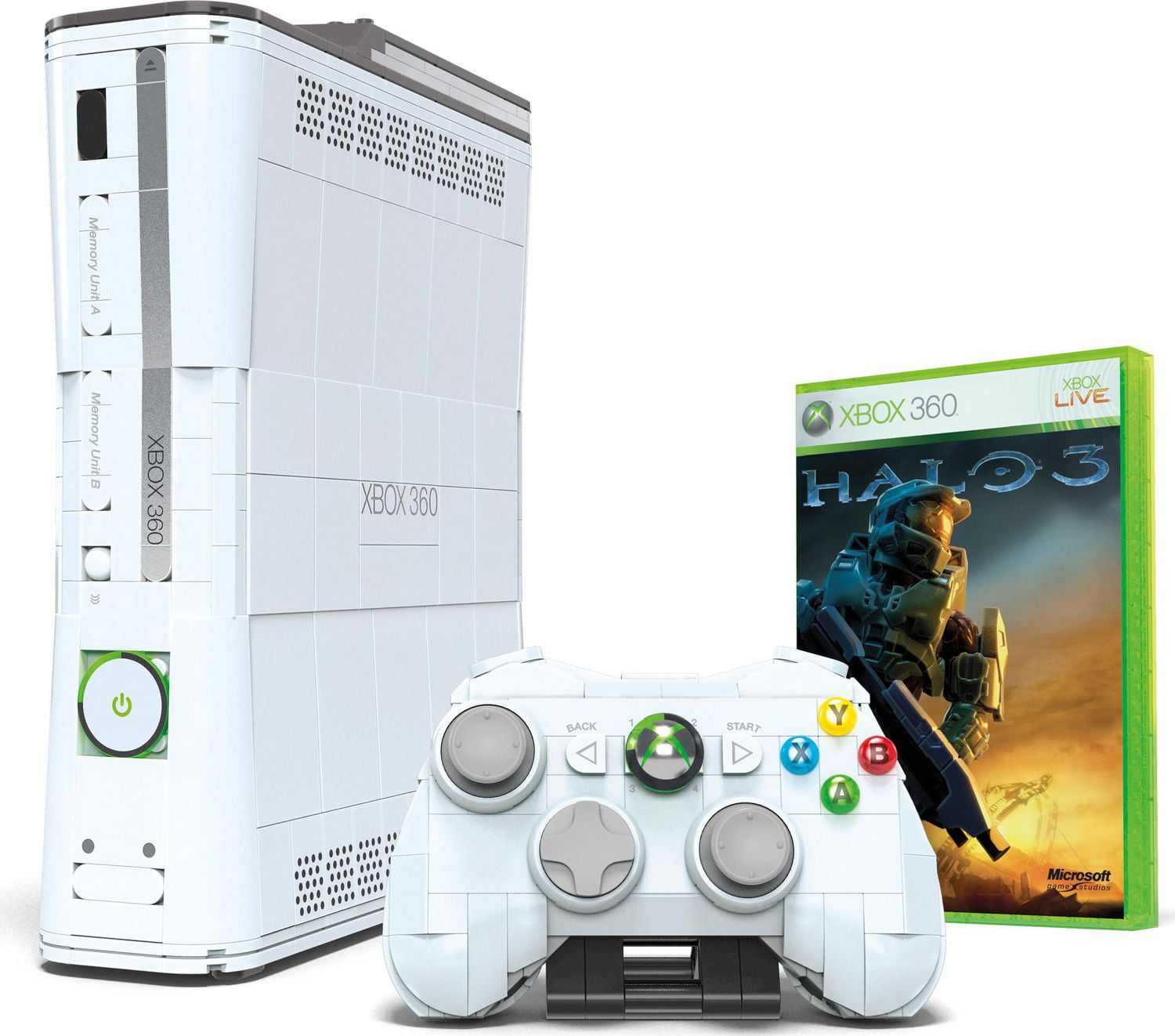 MEGA Showcase Microsoft Xbox 360 1342 Pieces Walmart