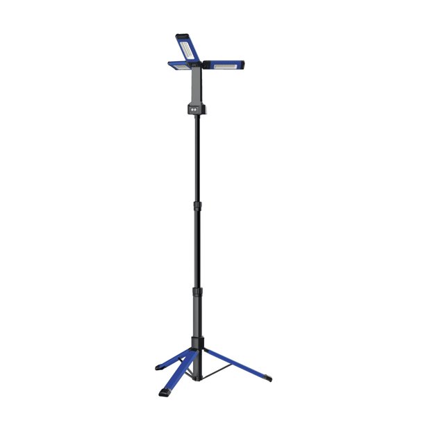 Energizer 2000-lumen Triple Head Rechargeable LED Work Light - Blue ...